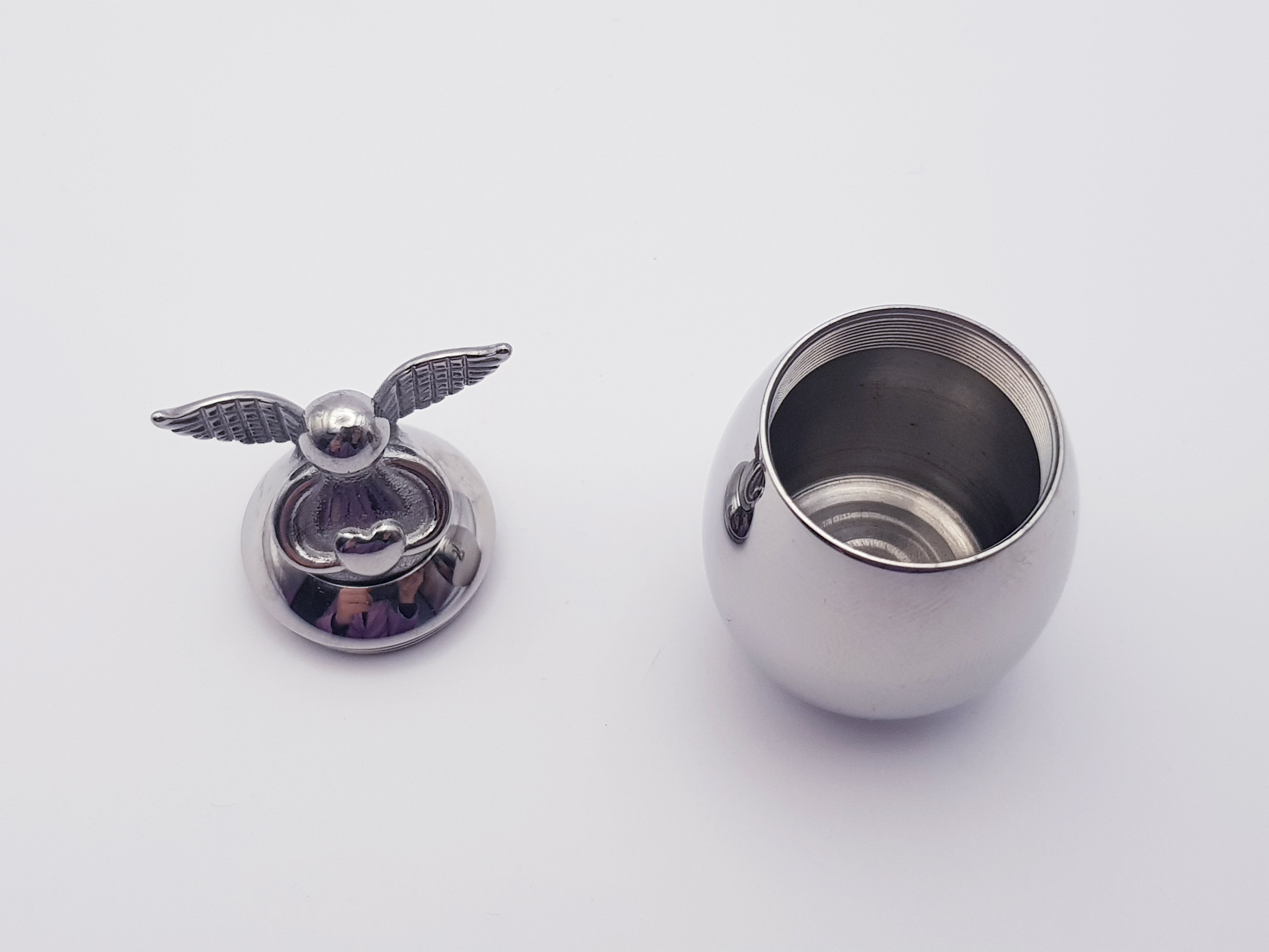 Mini Urne Engel aus Edelstahl - Schmuckurnen, Ascheschmuck, Mini Urne ...
